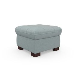 Sit & More sit&more Hocker &raquo;Luxor&laquo; auch erh&auml;ltlich in dem besonders leicht mit Wasser zu reinigen blau Luxus-Microfaser ALTARA NUBUCK (100% Polyester);Soft clean