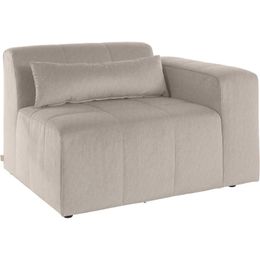 LeGer Home by Lena Gercke Sofaelement »Maileen« Modul Sessel mit Armlehne, verknüpfbar mit anderen Modulen der Serie beige
