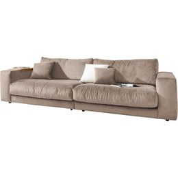 3C CANDY Big-Sofa »Enisa II« incl. 1 Flatterkissen, Wahlweise mit Flecken-Schutz-Bezug Easy care taupe