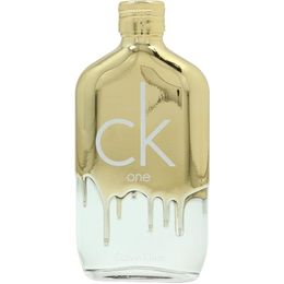 Calvin Klein Eau de Toilette »CK One Gold« Holziger Unisex-Duft mit Feige, Jasmin, Veilchen und Vetiver. goldfarben Damen- und Herrenduft (Unisex)
