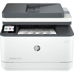 HP Multifunktionsdrucker »LaserJet Pro 3102fdn« weiß/grau Beidseitiger Druck, Display