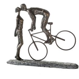 CASABLANCA BY GILDE Dekofigur »Skulptur Kiss me« bronzefarben
