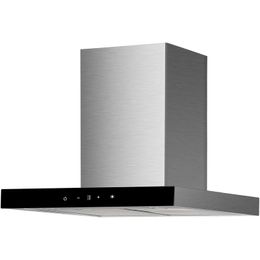 respekta Kaminhaube &raquo;190030006002-20&laquo; Serie Sira Edelstahl Hochwertiges Edelstahlgeh&auml;use mit Blende aus schwarzem Glas