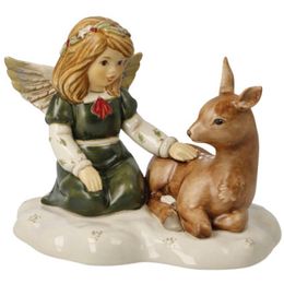 Goebel Engelfigur »Engel - Beschützt sollst Du sein, Weihnachtsdeko, Höhe ca. 11 cm« Sammlerfigur, Weihnachtsfigur, Dekofigur aus Steingut bunt 0