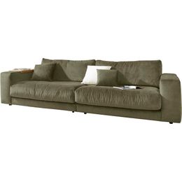 3C CANDY Big-Sofa »Enisa II« incl. 1 Flatterkissen, Wahlweise mit Flecken-Schutz-Bezug Easy care oliv