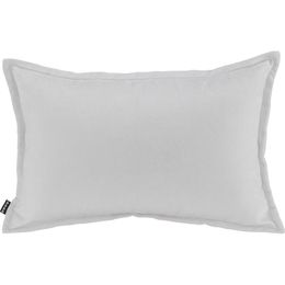 HOCK H.O.C.K. Dekokissen &raquo;Bizantina&laquo; mit umlaufender Biese wei&szlig;/ecru/white + unifarben Kissen: 65% Polyacryl, 35% Polyester B/L: 40 cm x 60 cm
