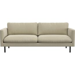 FLEXLUX 3, 5-Sitzer »Bolzano, Megasofa, aktuelles Design, « sehr bequem durch Kaltschaum, im Sitz, lose Sitz -& Rückenkissen Sandy Beige