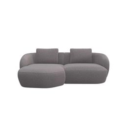 FLEXLUX Wohnlandschaft »Torino, rund, L-Form, Sofa-Ecke mit Recamiere, Longchair-Sofa« Modernes, organisches Sofa-Design, Kaltschaum,...