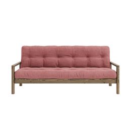Karup Design Schlafsofa »KNOB« mit Futonmatratze, verschiedene Farben, FSC -zertifiziert, Kiefer Sorbet Pink