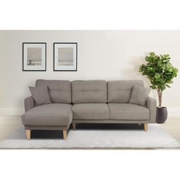 Home Affaire Ecksofa »TRIPLO optionale Schlafsofa mit Bettkasten, Maße B/T/H: 234/164/89 cm« L-Form wahlweise mit Bettfunktion - Liegefläche...
