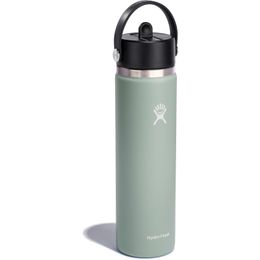 Hydro Flask Trinkflasche »Wide Flex Straw Cap« TempShield -Isolierung verhindert Kondenswasserbildung Agave 710 ml