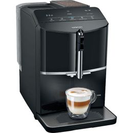Siemens Kaffeevollautomat »EQ300 TF301E19, viele Kaffeespezialitäten, OneTouch-Funktion« Milchaufschäumer, Keramikmahlwerk, klavierlack schwarz...