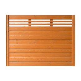 Bm Massivholz Sichtschutzelement &raquo;EA5Y-F1X 2&laquo; LxH: 180x135 cm braun Holzwerkstoff