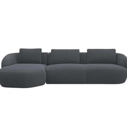 FLEXLUX Wohnlandschaft »Torino, rund, L-Form, Sofa-Ecke mit Recamiere, Longchair-Sofa« Modernes, organisches Sofa-Design, Kaltschaum,...