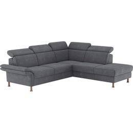 Home Affaire Ecksofa »Calypso L-Form« mit Relaxfunktion motorisch im Sofa 2, 5- Sitzer anthrazit