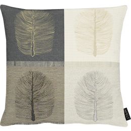 Apelt Dekokissen »Vito« Kissenhülle mit Füllung, 1 Stück natur/grau/taupe + gemustert Bezug: 80% Polyester, 20% Viskose. Füllung: 100% Polyester...