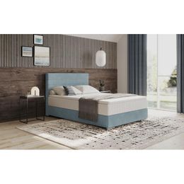 MR. COUCH Boxbett »Stratus 2« inkl. Bettkasten und Matratze Savona 25 blue
