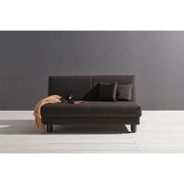 ell+ell ELL + ELL Schlafsofa »Enny« Breite 180 cm, Liegehöhe 45 cm, Füße schwarz dunkelgrau