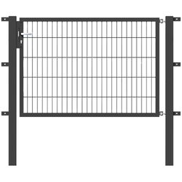 Alberts Zauneinzeltür »Flexo« 150 cm Breite, in versch. Höhen anthrazit