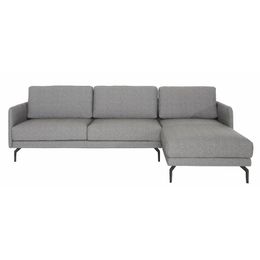 Creation BY ROLF BENZ Ecksofa &raquo;CR.450, Designecksofa, Polsterecke, L-Form&laquo; Armlehne sehr schmal, Breite 234 cm, Alugussf&uuml;&szlig;e in umbragrau grau Chenille
