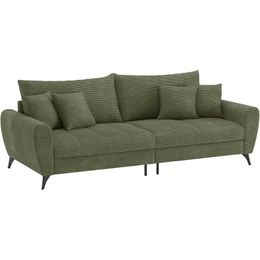 MR. COUCH Big-Sofa »Blackburn II« Wahlweise mit Kaltschaumpolsterung bis 140 kg belastbar Stripes 8641 green