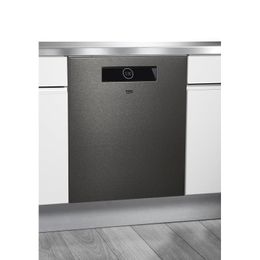 Beko Unterbaugeschirrspüler »BDDN38440DD 7699201677« 14 Maßgedecke hocheinbaufähig schwarz SelfDry