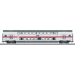 Märklin MÄRKLIN Personenwagen »IC2 Doppelstock-Mittelwagen DBpza 682.2, 2. Klasse - 43490« Made in Europe weiß/grau/rot