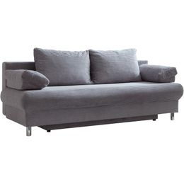 Inosign Schlafsofa »Como« 2-Sitzer, Federkern, Breite 196 cm, inkl. Rücken.-und Armlehnenkissen beige