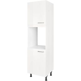 Nobilia Herdumbauschrank &raquo;"Flash", Ausrichtung w&auml;hlbar, mit zwei zus&auml;tzlichen T&uuml;ren, &laquo; vormontiert, Breite/H&ouml;he: 60/167, 8 cm Front: Lacklaminat...