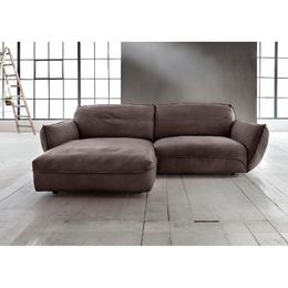 BETYPE Ecksofa »Be Type Be Chilled, L-Form« in 2 Breiten mit stylischer und offener Nahtführung brown