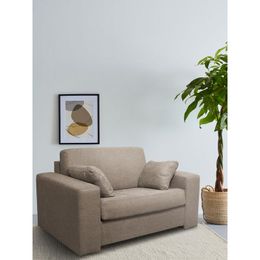 Home Affaire Sessel &raquo;Roma Matratzenh&ouml;he 140cm&laquo; Dauerschlaffunktion, mit Unterfederung, Liegema&szlig;e ca 83x198 cm braun 100% Polyester