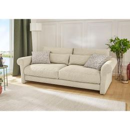 Jockenhöfer JOCKENHÖFER GRUPPE Big-Sofa »Maxima« Federkern, Schaumflocken, hervorragendes Sitzgefühl, Bezug in Cord beige 0