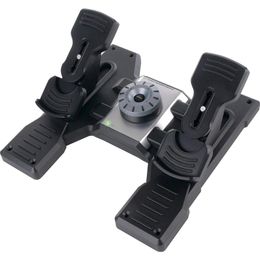 Logitech G Gaming-Adapter »Saitek Pro Flight Rudder Pedals« 1, 8 cm schwarz