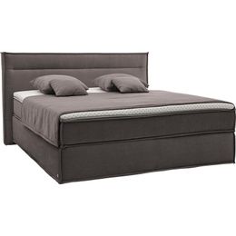 Musterring Boxspringbett &raquo;JustB! SC100&laquo; schwebende Optik, inklusive Topper, verschiedene Farben, 180 x 200 cm taupe