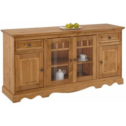 Home Affaire Sideboard »Melissa« Kommode, Breite 169 cm natur gebeizt/gewachst FSC -zertifiziertes massives Kiefernholz