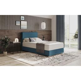MR. COUCH Boxbett »Stratus 2« inkl. Bettkasten und Matratze Velvet 11 ocean