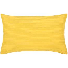 Pad Dekokissen »LAMONTE« Made in Europe, Kissenhülle ohne Füllung, 1 Stück yellow Obermaterial: 100% Baumwolle B/L: 60 cm x 40 cm
