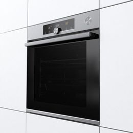Gorenje Backofen »BSA6747A04XWI« mit 2-fach-Teleskopauszug AirFry-Funktion silberfarben