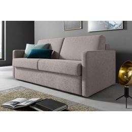 Home Affaire Schlafsofa »GOLDPOINT 182cm, Dauerschläfer, Liegefläche 140/200 cm, « 3-Sitzer mit Dauerschläfer-Funktion, Bonell-Federkernmatratze...