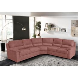 Egoitaliano Ecksofa »Doris, modernes Designerecksofa in hochwertigen Microfaserqualitäten« edle Detailverarbeitung, wahlweise fleckenabweisend oder...