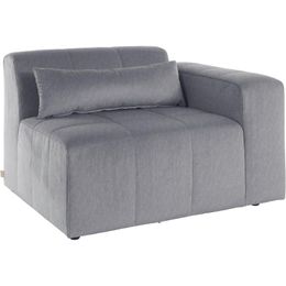LeGer Home by Lena Gercke Sofaelement »Maileen« Modul Sessel mit Armlehne, verknüpfbar mit anderen Modulen der Serie silber