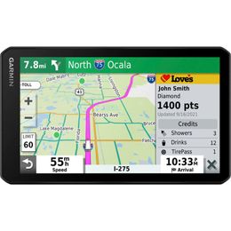 Garmin LKW-Navigationsgerät »DezlCam LGV710 MT D EU« ( ) schwarz Fahrtzeit-Timer zeigt die täglichen Fahrstunden, Gesamtfahrtstunden, sowie die...