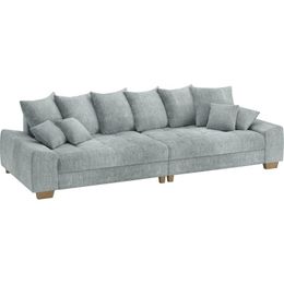 Big-Sofa &raquo;Nikita II&laquo; mit Kaltschaumpolsterung bis 140kg belastbar silber Dolce (100% Polyester)