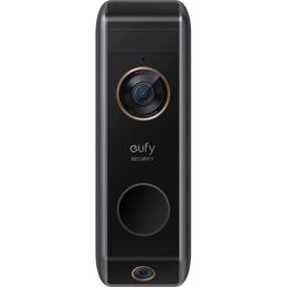 Eufy &Uuml;berwachungskamera &raquo;Security by ANKER Video Doorbell Dual add on Doorbell 2K&laquo; Au&szlig;enbereich schwarz Fortschrittliche Sensoren erkennen Pakete...