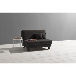 ell+ell ELL + ELL Schlafsofa »Enny« Liegefläche Breite 120 oder 140 cm, Liegehöhe 45 cm, Füße schwarz dunkelgrau