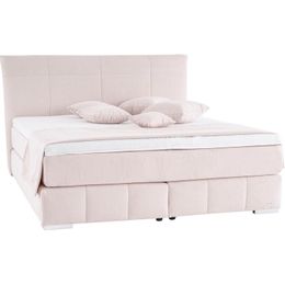 Alina Boxspringbett »Luga« 188 cm breit, inkl. Matratze und Komfortschaum-Topper beige GCP 11