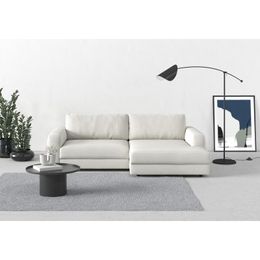 Trendmanufaktur Ecksofa »Bourbon, Designsofa mit tollem Sitzkomfort, L-Form, « extra tiefe Sitzfläche, wahlweise mit Sitztiefenverstellung silver...