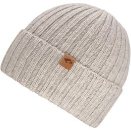 Chillouts Strickmütze »Darian Hat« mit extra hohem Umschlag light grey