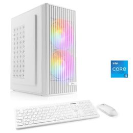 CSL PC »Spectrum V25126W« weiß Inkl. Maus, Tastatur, 300 MBit/s WLAN-Karte