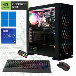 GAMEMAX Gaming-PC »Onyx II 7292« DDR5-RAM, PCIe SSD Gen4, Windows 11 schwarz WLAN AX, ARGB-Beleuchtung Front, 1x PS/2, 2x USB 2.0, 2x USB 3.2 Gen1...